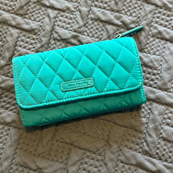 Vera Bradley | Bags | Nwot Vera Bradley Teal Wallet | Poshmark